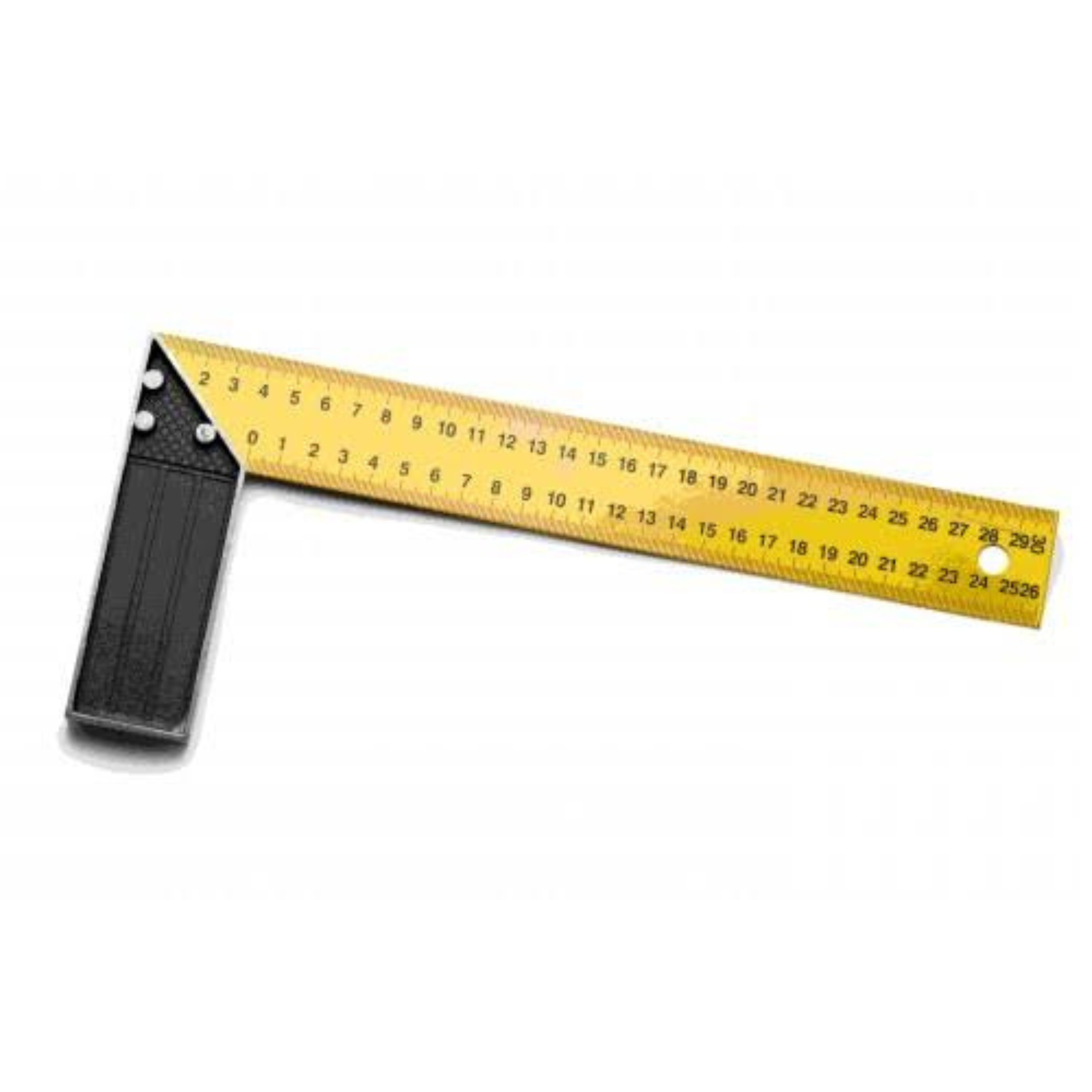 OM Try Square Yellow Aluminium 250mm – Youngs Industrial